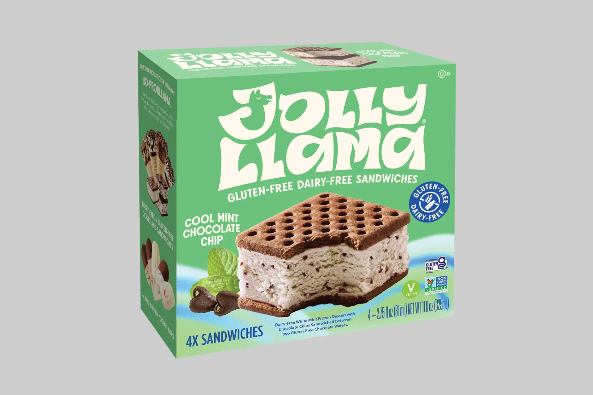 Jolly Llama Cool Mint Chocolate Chip Sandwich Review: Why This Dairy ...